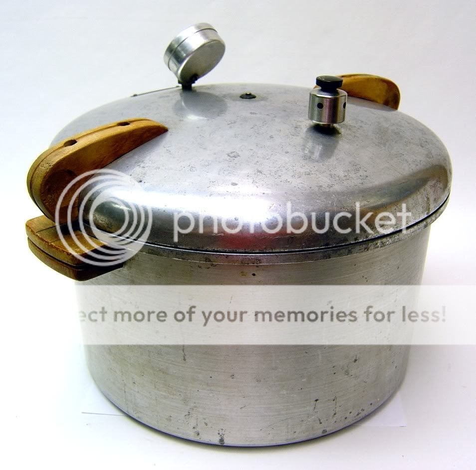 VINTAGE CANNER NATIONAL #7 PRESSURE COOKER 16 QUART WITH CANNING RACK ...